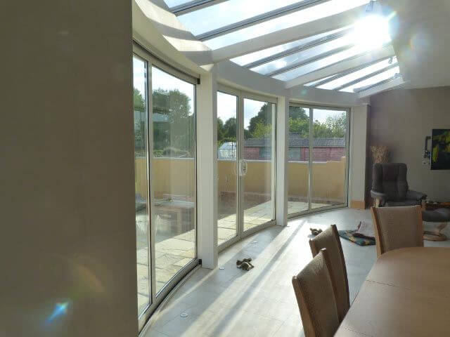 Curved Glass Sliding Doors