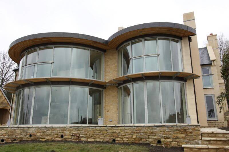 Curved Glass Sliding Doors