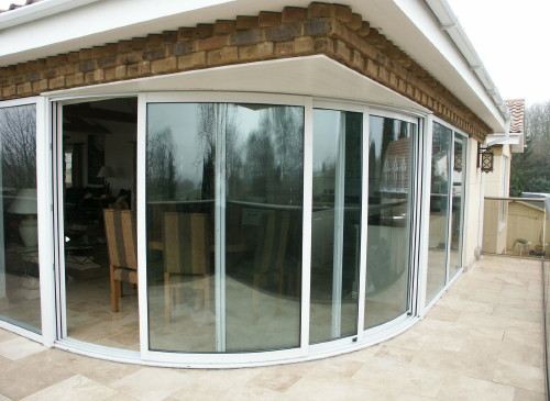 Curved Glass Sliding Doors