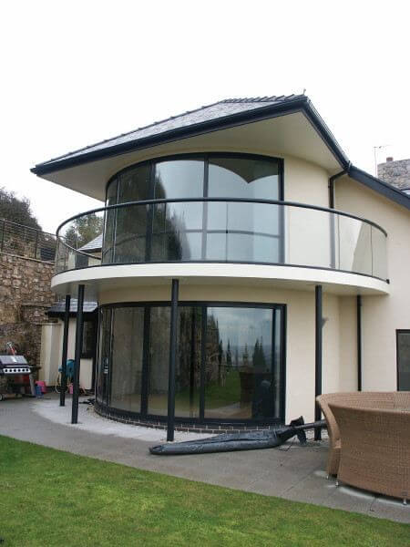 Curved Glass Sliding Doors