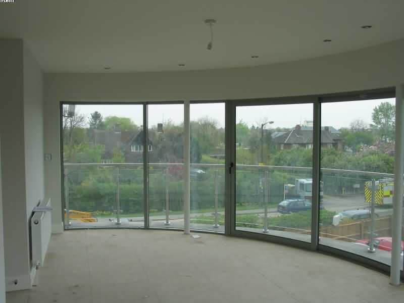 Curved Glass Sliding Doors
